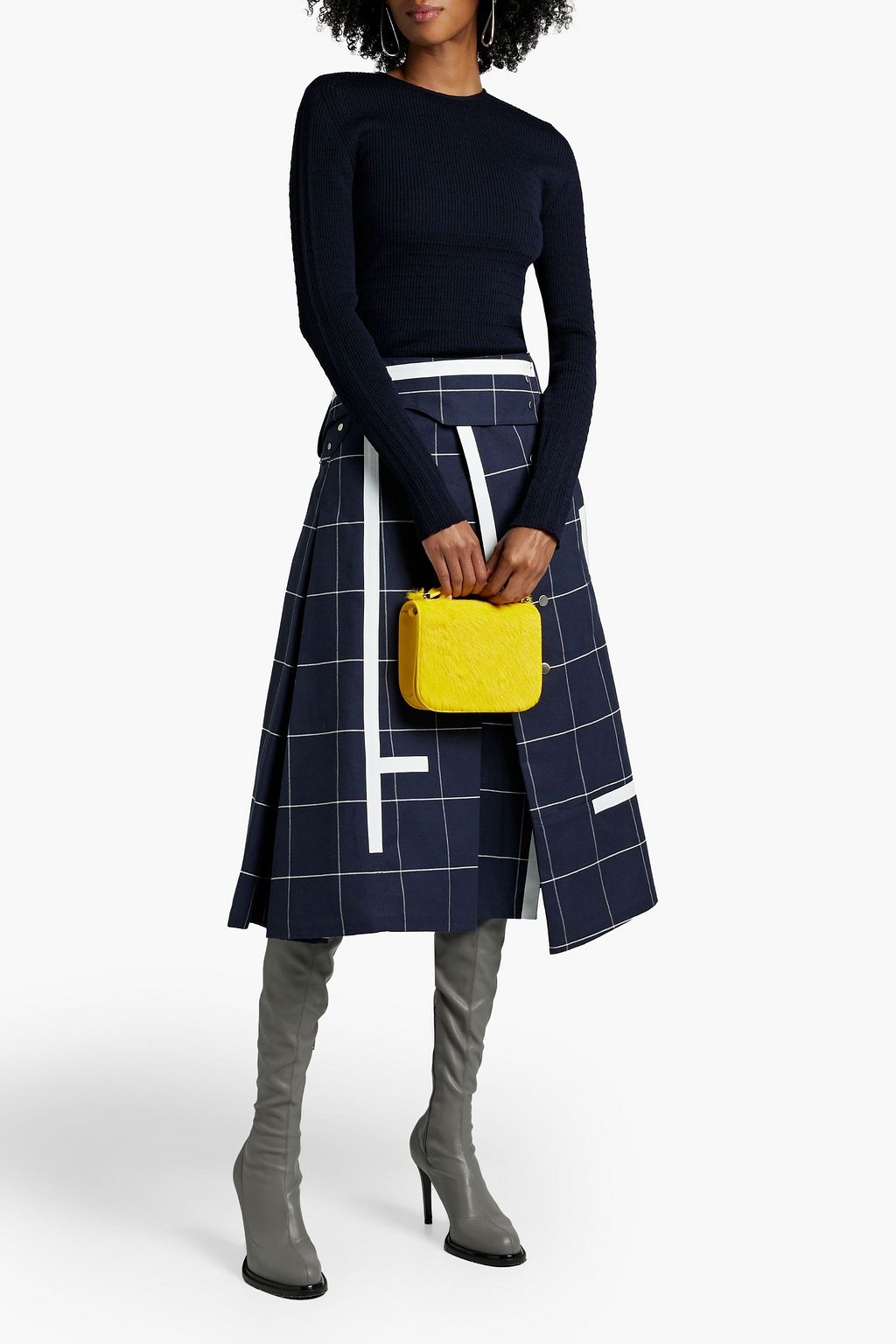 VICTORIA BECKHAM Open-back ribbed wool sweater | THE OUTNET