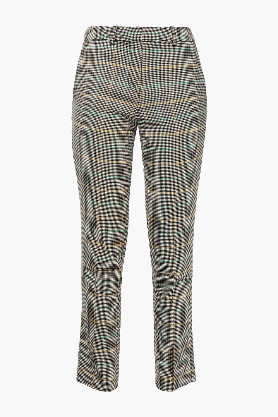 BA&SH Gino Prince of Wales checked woven slim-leg pants | THE OUTNET