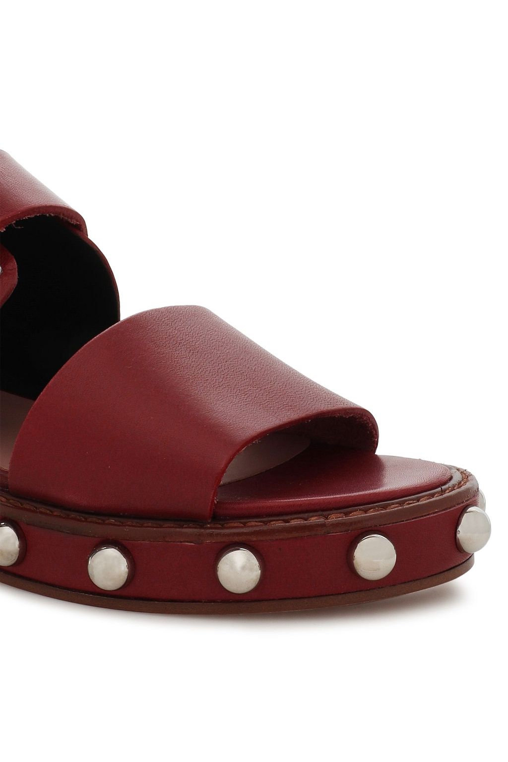 RED(V) Studded leather sandals | THE OUTNET