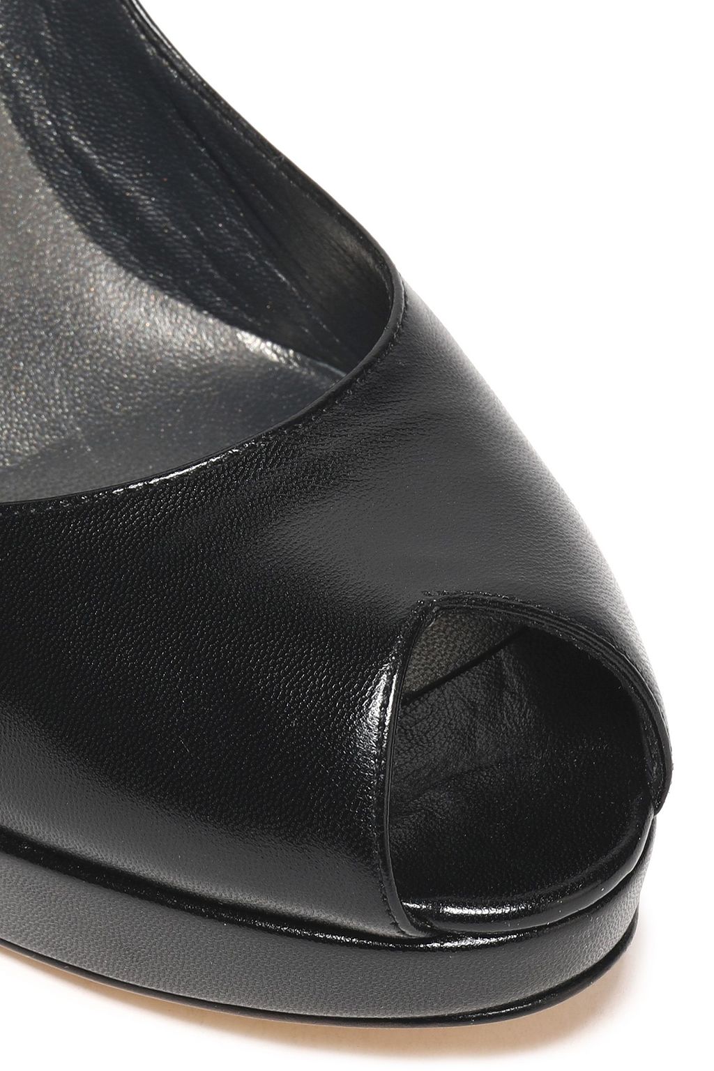 STUART WEITZMAN Leather platform pumps | THE OUTNET