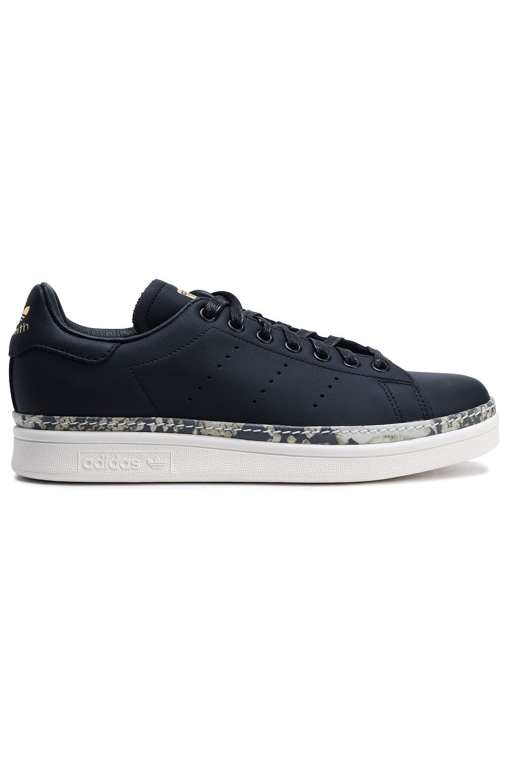 ADIDAS ORIGINALS Stan Smith New Bold perforated leather sneakers | THE ...