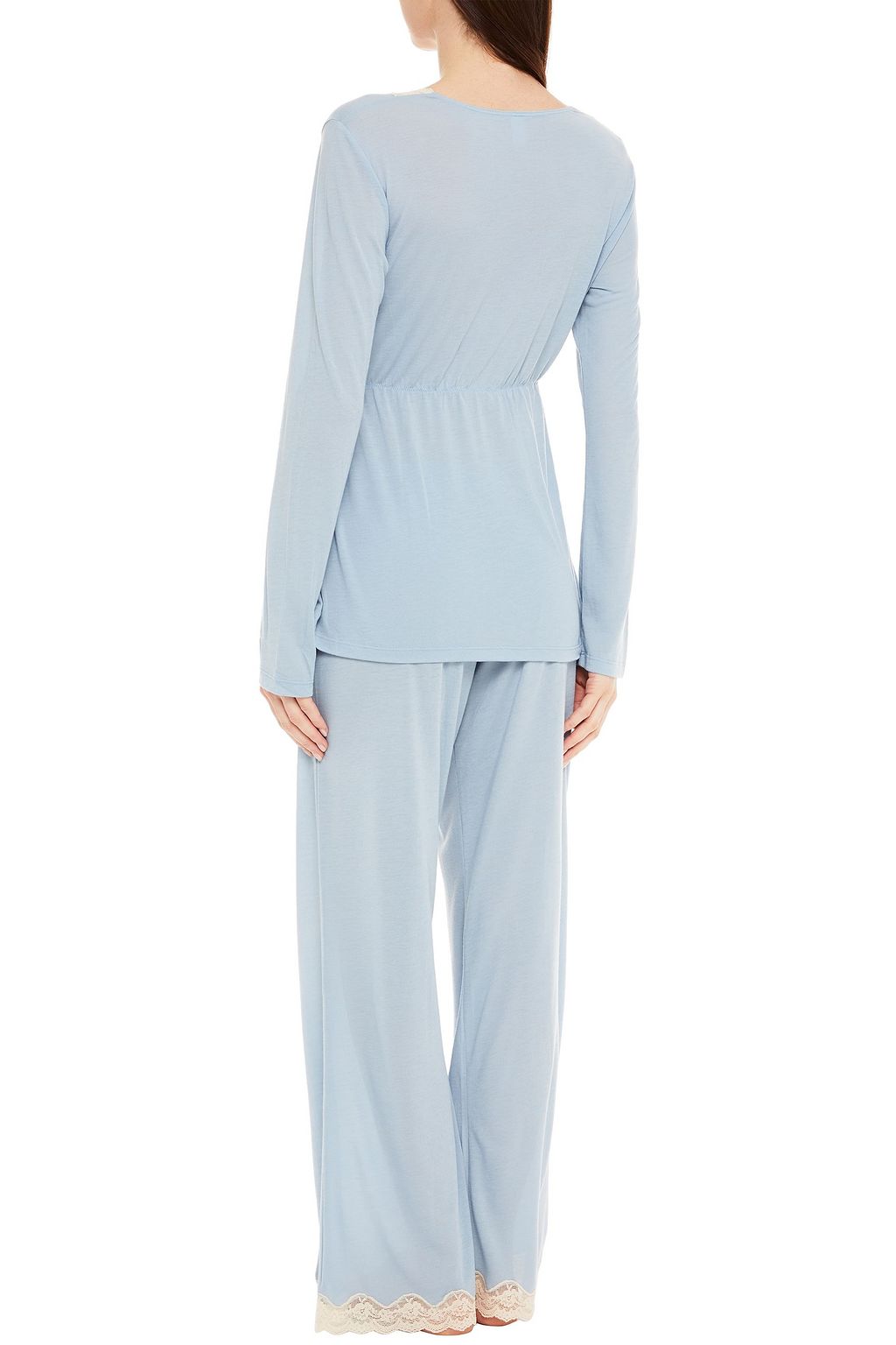 EBERJEY Lady Godiva lace-trimmed jersey pajama pants | THE OUTNET