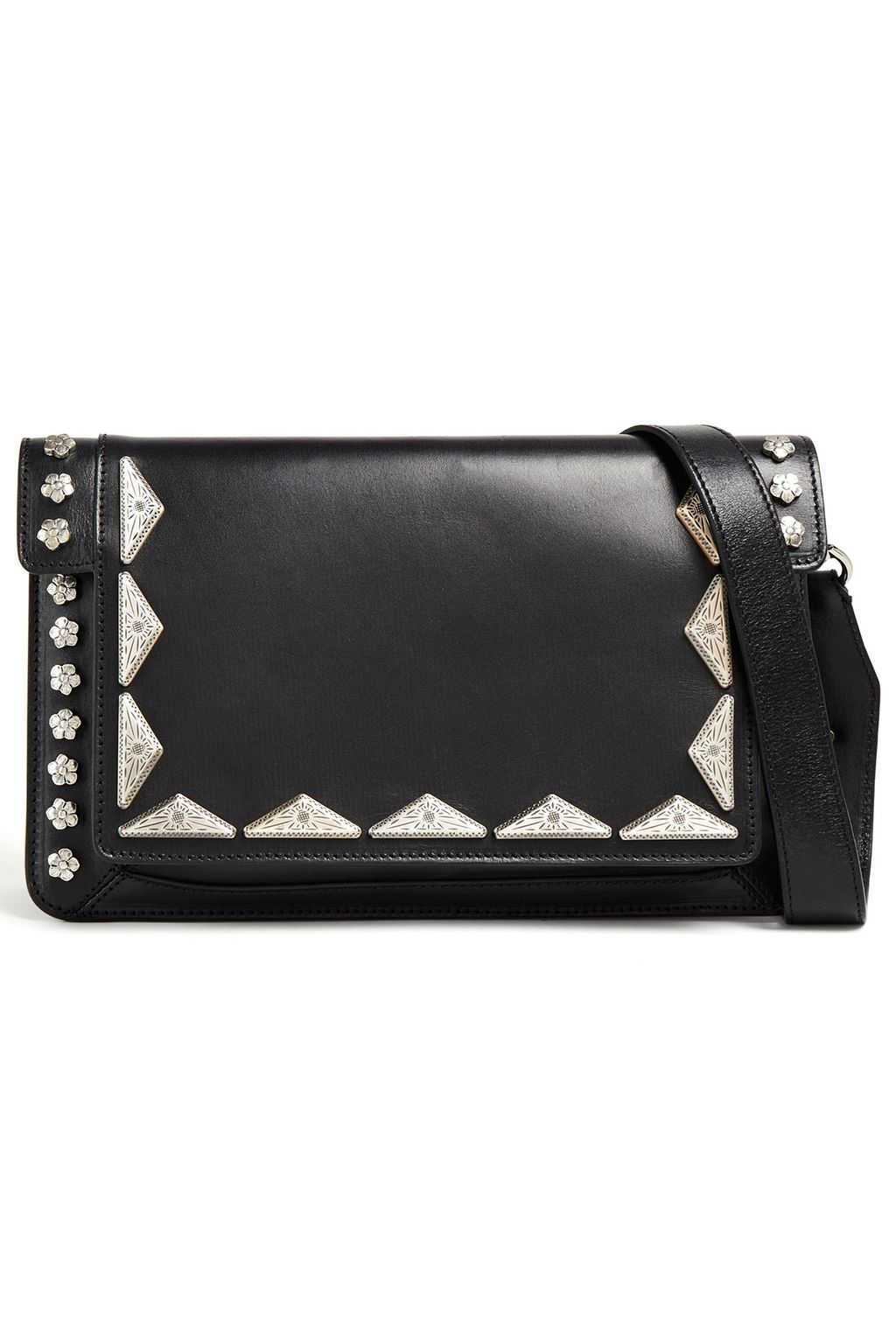 ISABEL MARANT Embellished leather shoulder bag | THE OUTNET