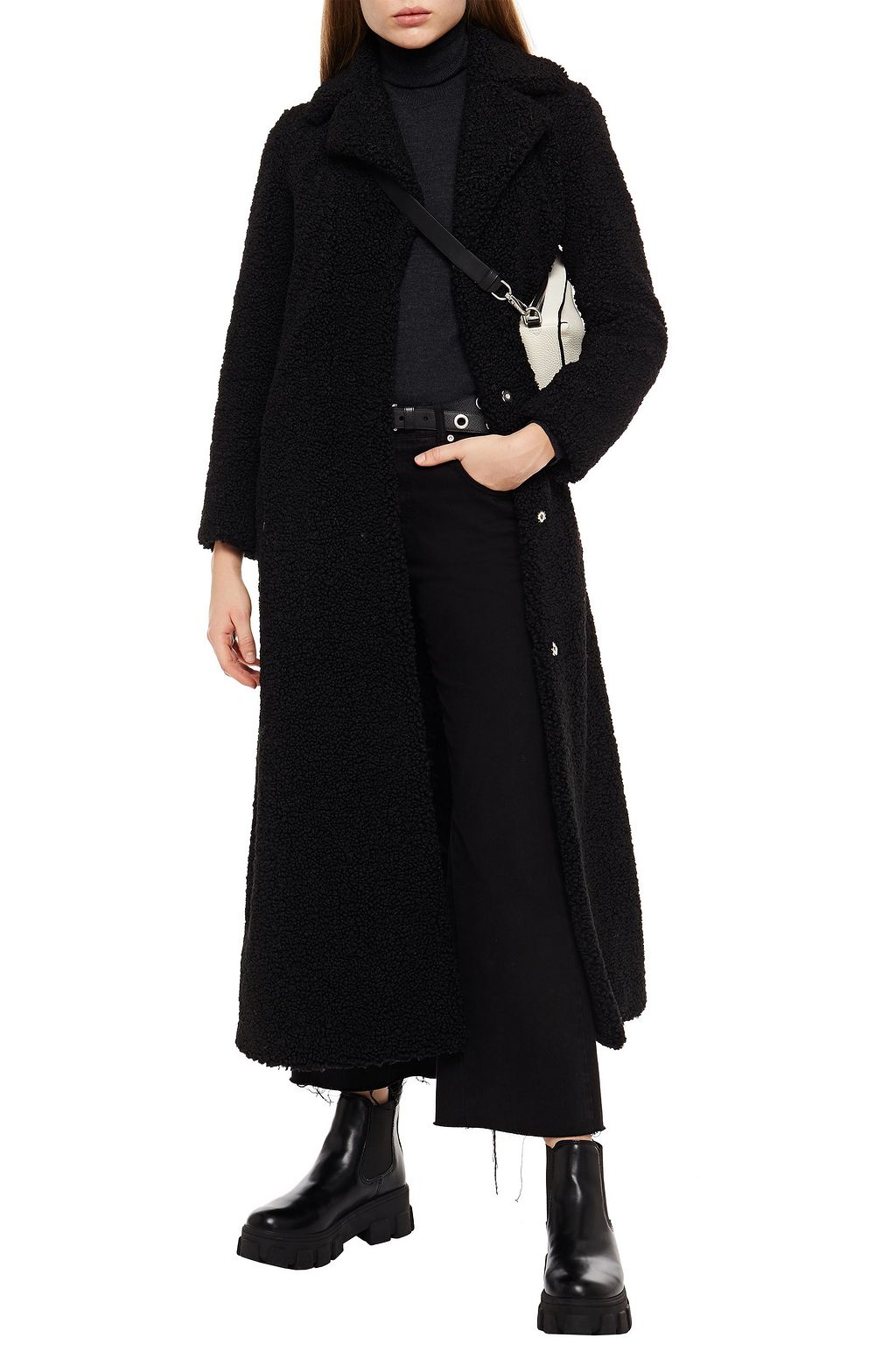 STAND STUDIO Kylie faux shearling coat | THE OUTNET