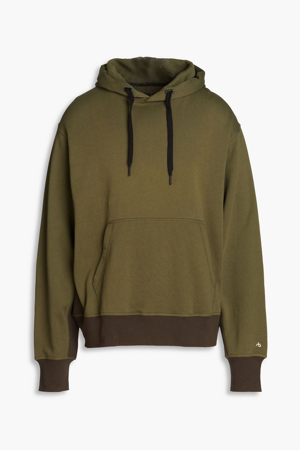 RAG & BONE City French cotton-terry hoodie | THE OUTNET