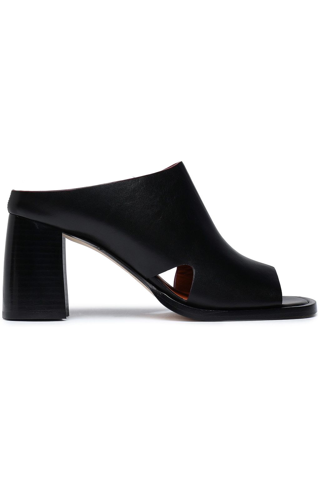 JOSEPH Cutout leather mules | THE OUTNET