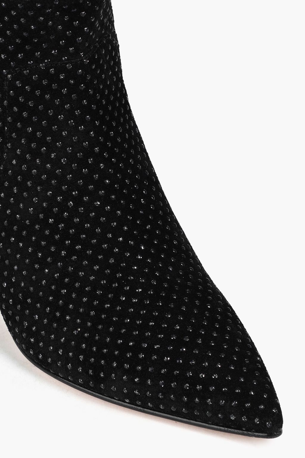 RED(V) Glittered suede ankle boots | THE OUTNET