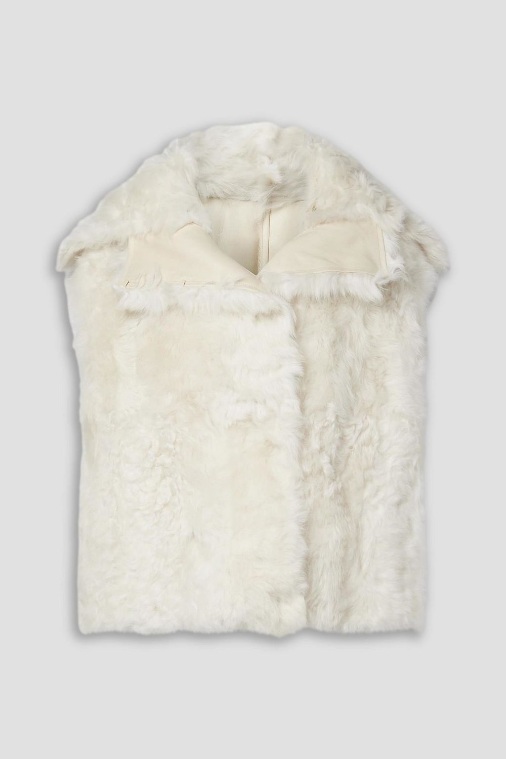 Yves salomon fur vest store