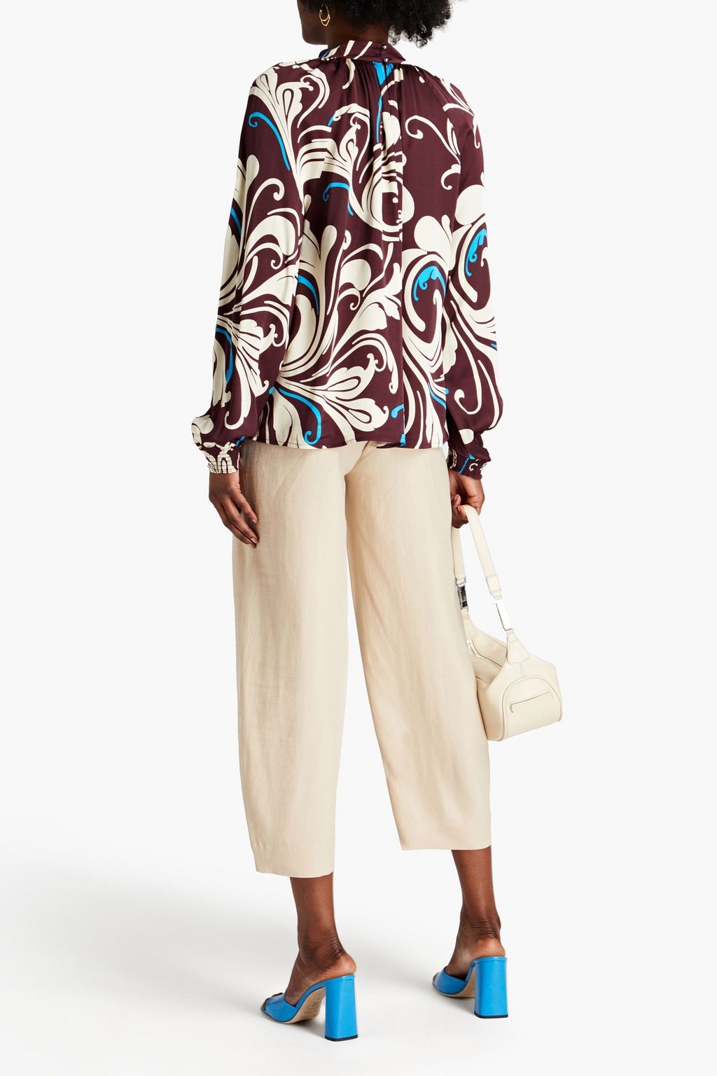 RODEBJER Aia cropped woven tapered pants | THE OUTNET