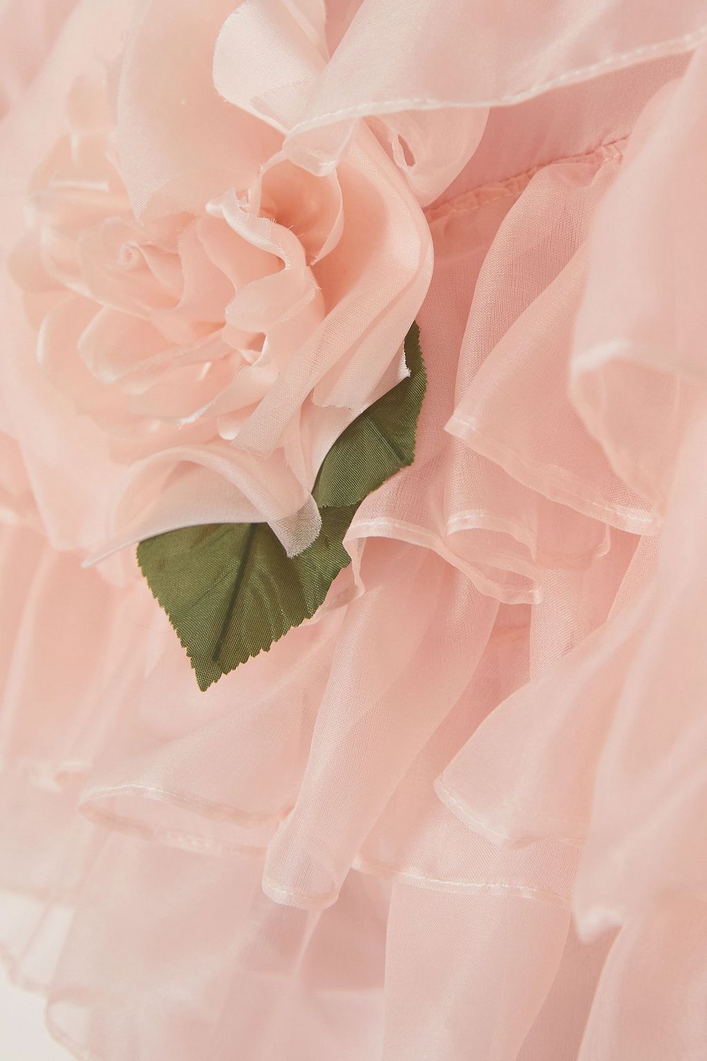 RODARTE Appliquéd ruffled silk-organza maxi dress | THE OUTNET