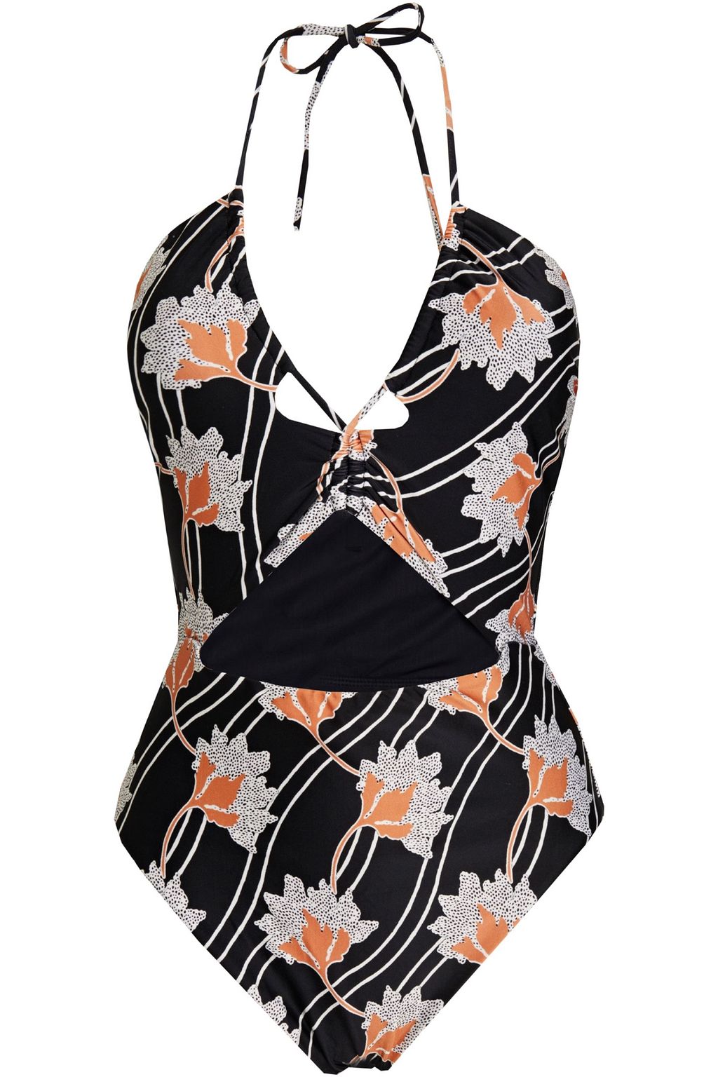 Vix Paula Hermanny Margot Cutout Floral Print Swimsuit The Outnet