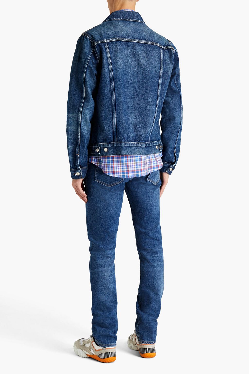SANDRO Faded denim jacket | THE OUTNET