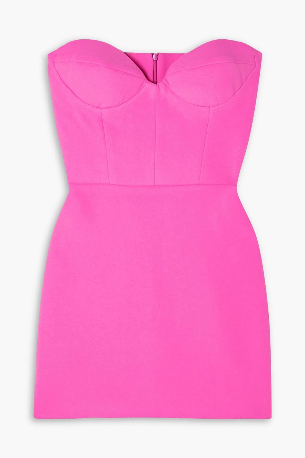 ALEX PERRY Keats strapless neon crepe mini dress | THE OUTNET