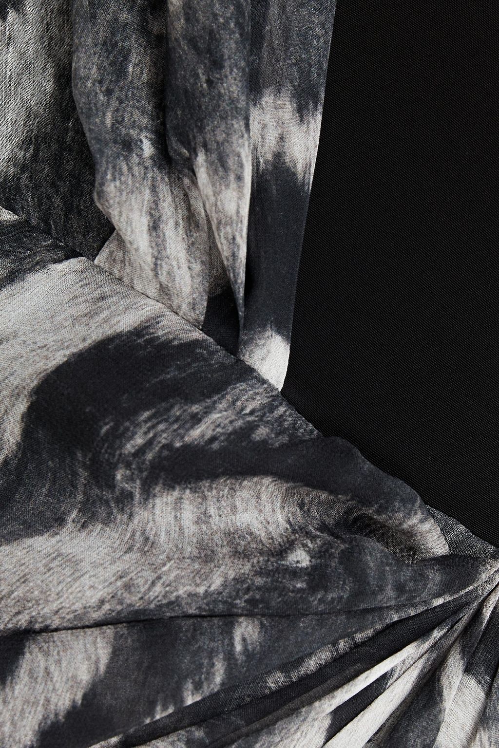 IRO Lusk zebra-print silk-voile and cady mini dress | THE OUTNET