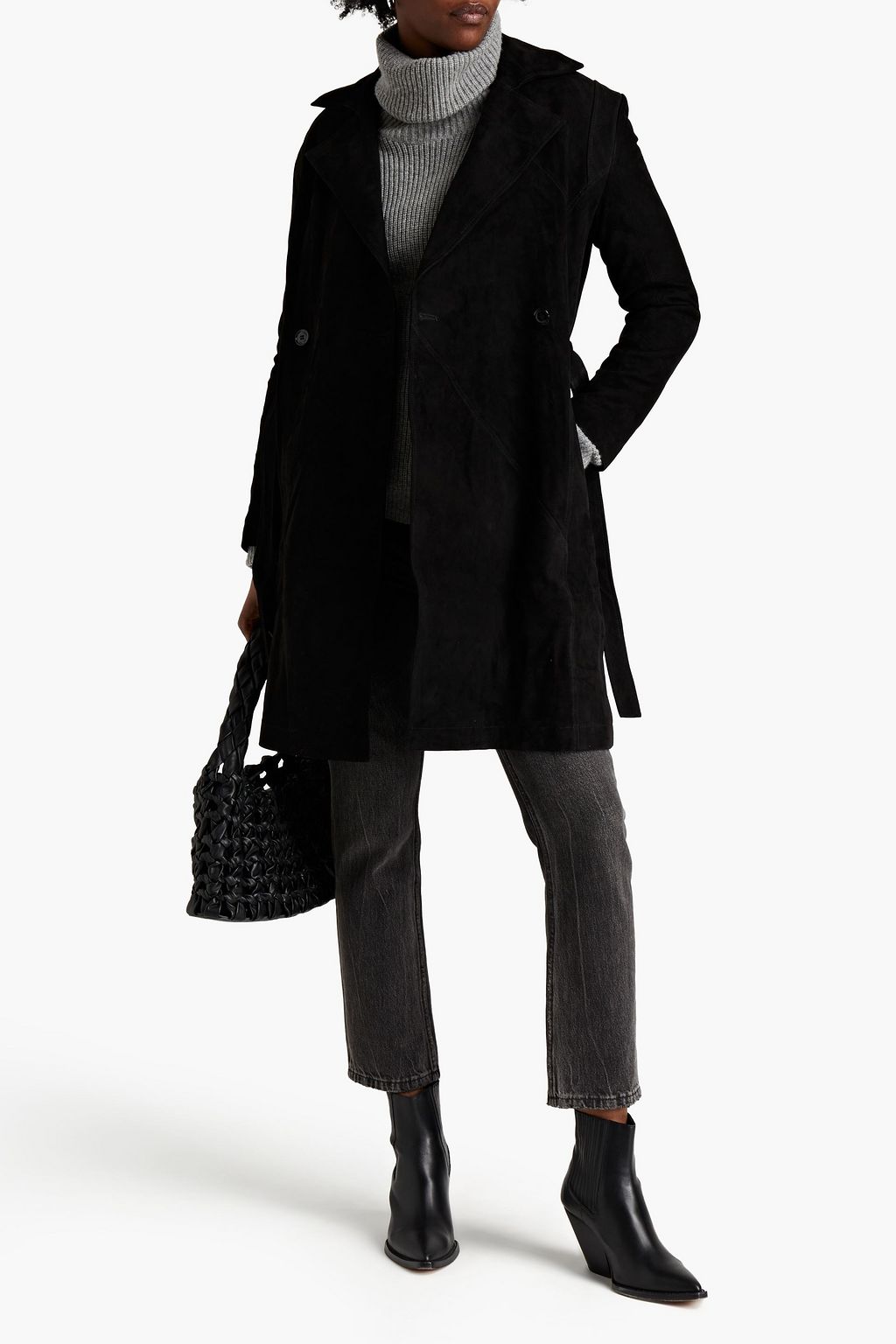 IRO Nubuck trench coat | THE OUTNET