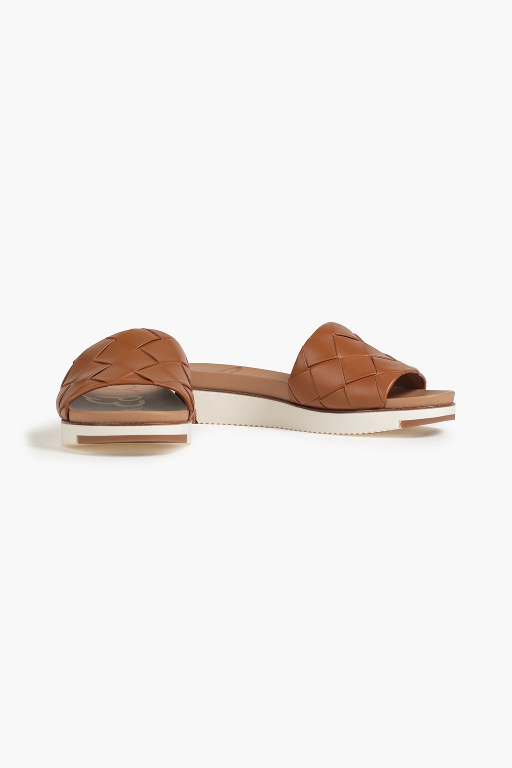 SAM EDELMAN Adaley braided leather slides | THE OUTNET