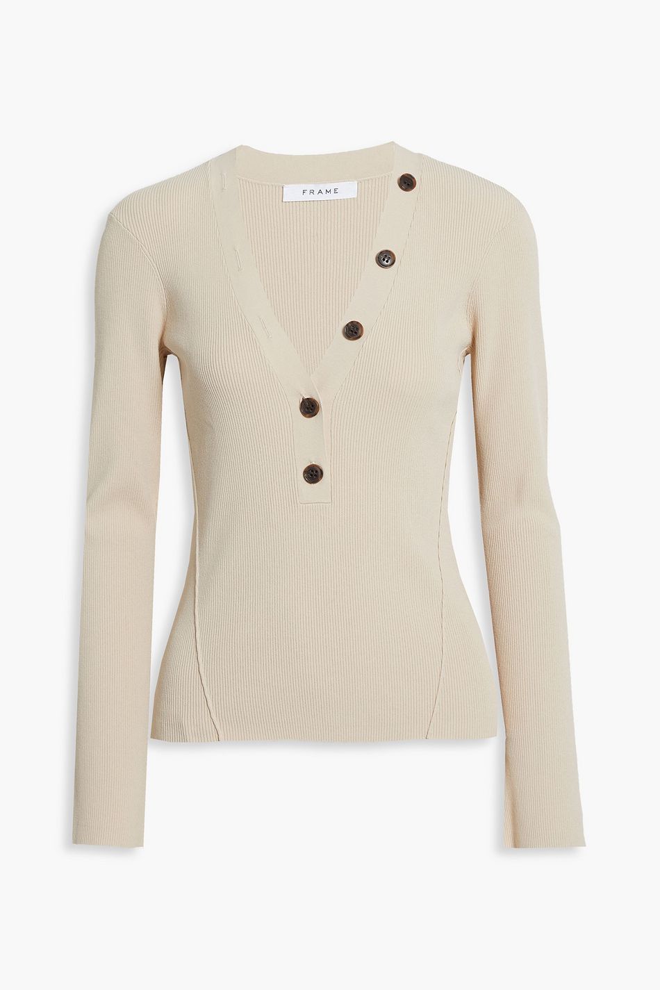 FRAME Ribbed-knit sweater | THE OUTNET