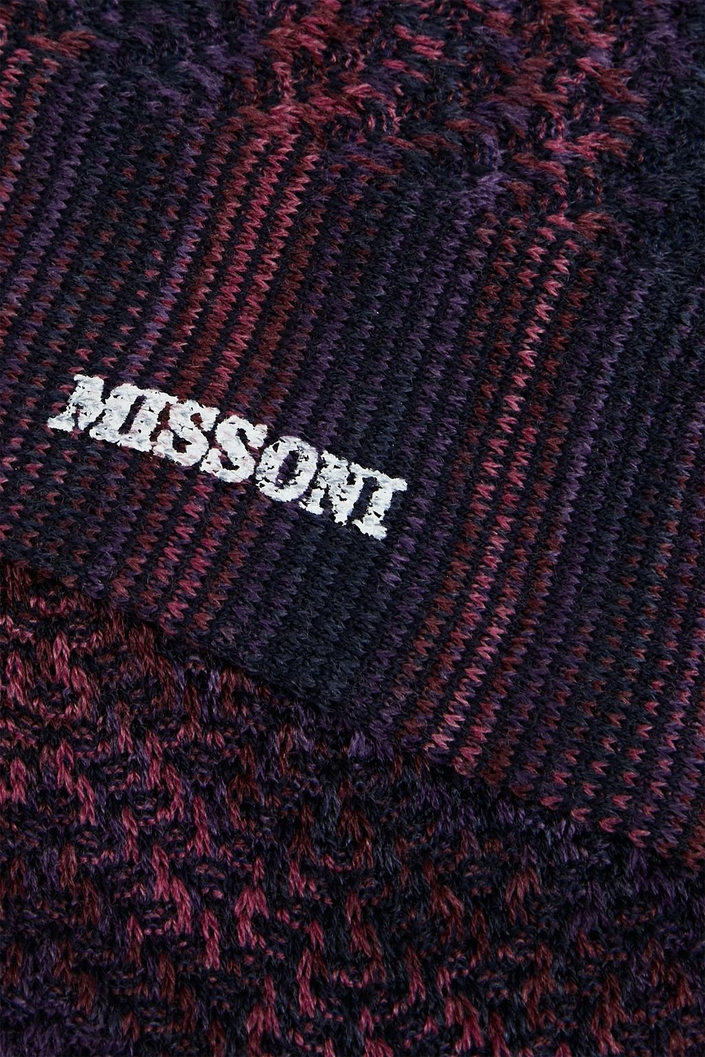 MISSONI Crochet-knit wool-blend socks | THE OUTNET