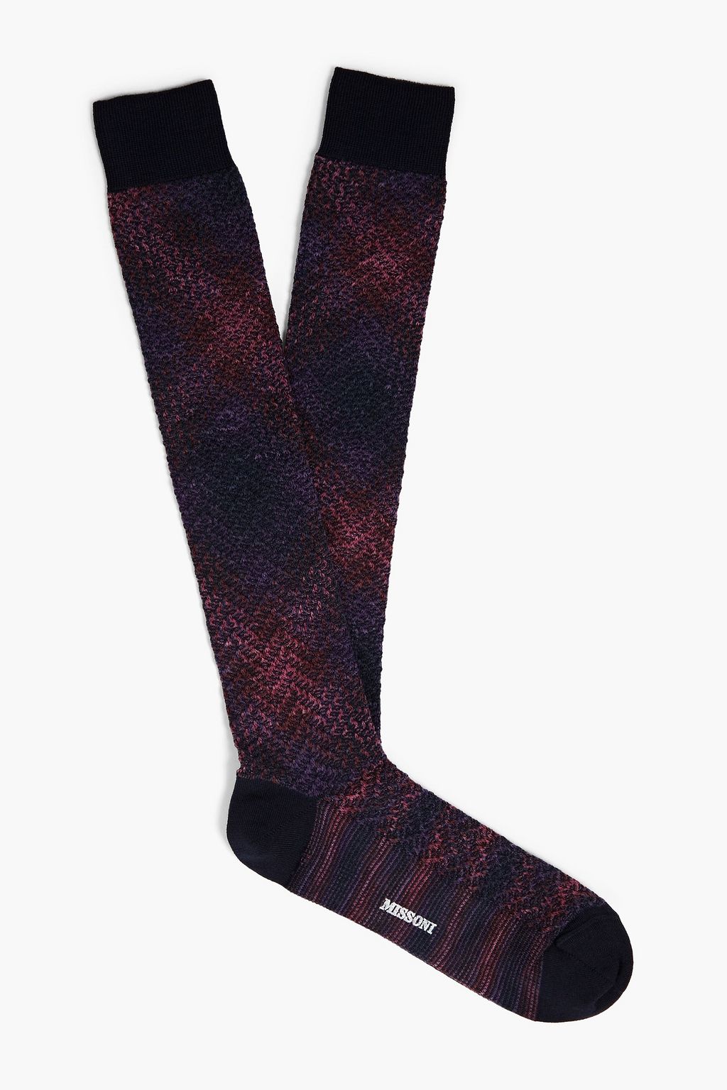 MISSONI Crochet-knit wool-blend socks | THE OUTNET