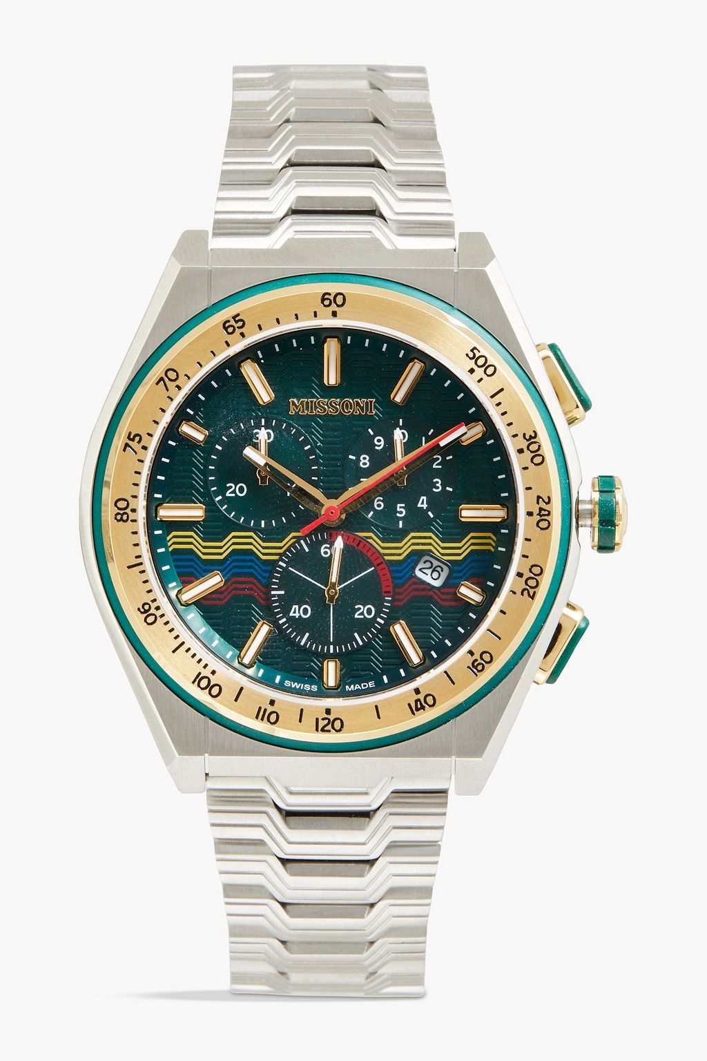 MISSONI Stainless-steel watch | THE OUTNET