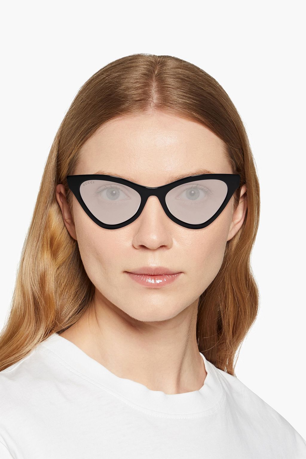 Gucci Cat Eye Crystal Embellished Acetate Sunglasses The Outnet