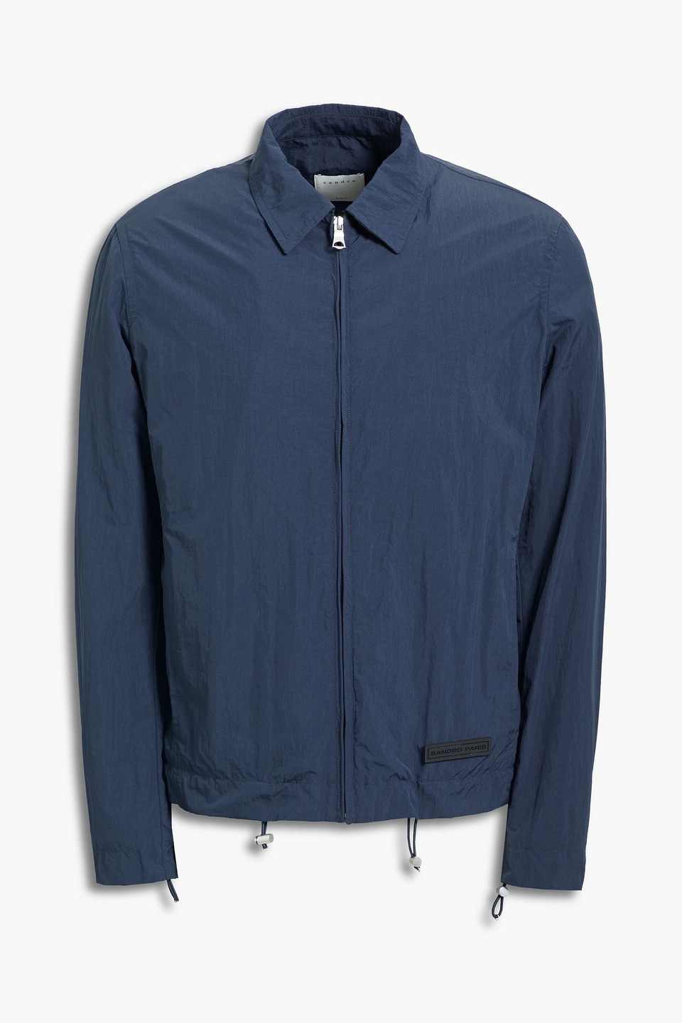 Sandro Shell Jacket In Navy | ModeSens