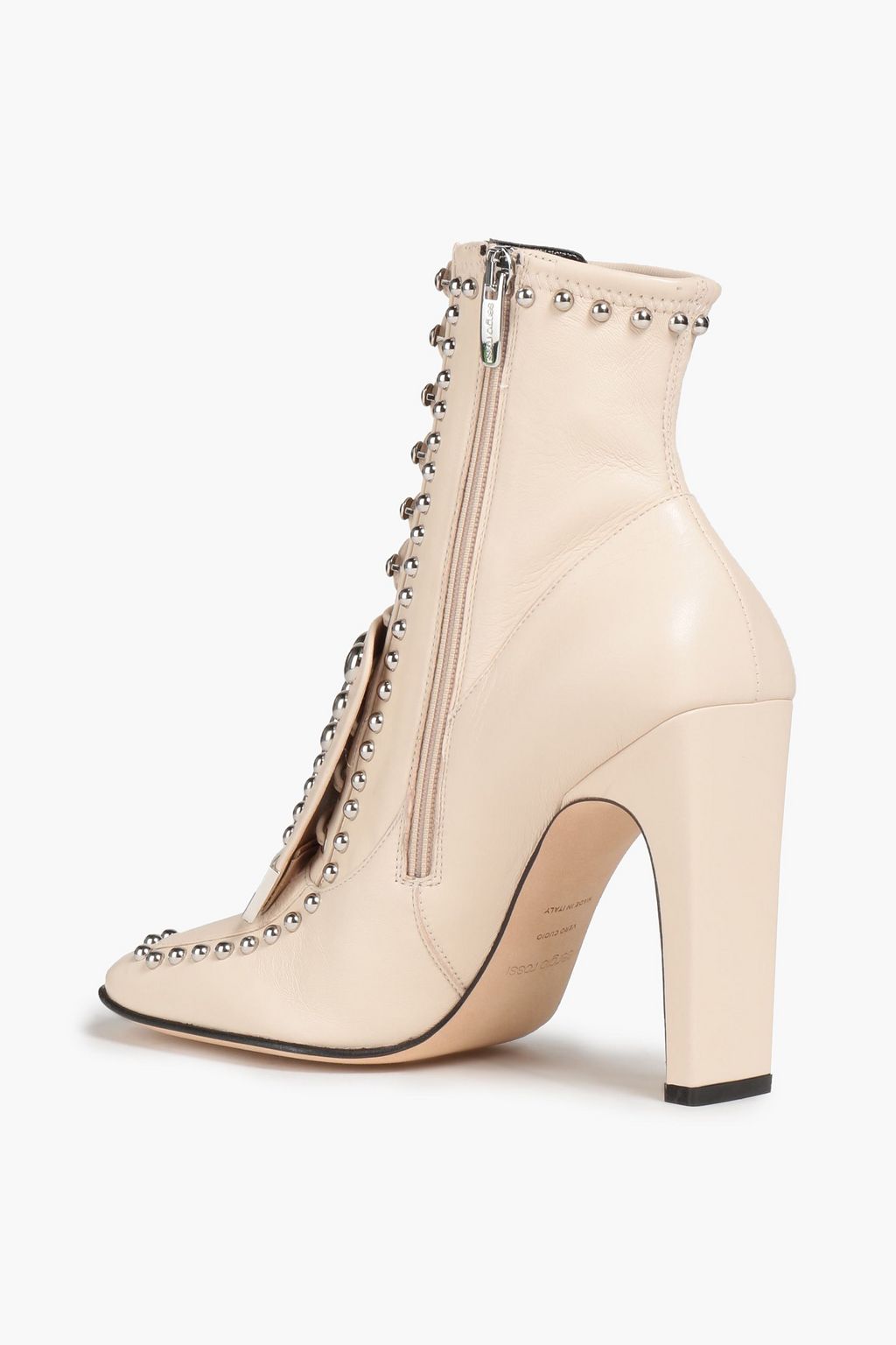SERGIO ROSSI sr1 studded stretch-leather ankle boots | THE OUTNET