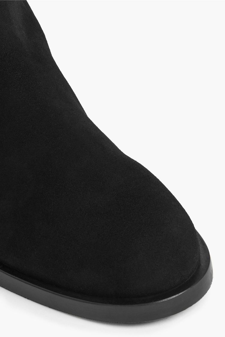 STUART WEITZMAN Keelan City microstretch and suede knee boots | THE OUTNET