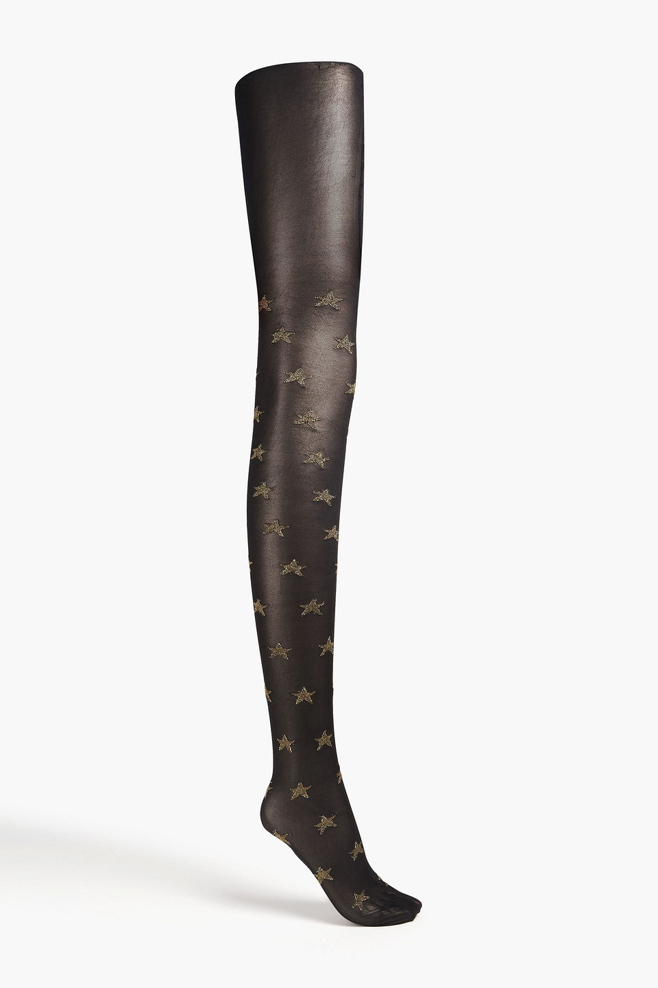 Zimmermann Metallic Tights In Black | ModeSens
