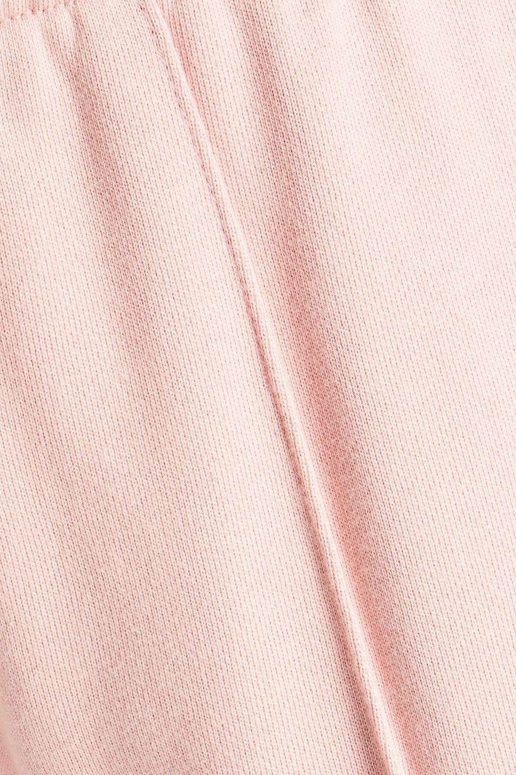 SIMKHAI Cropped organic French cotton-terry track pants | THE OUTNET