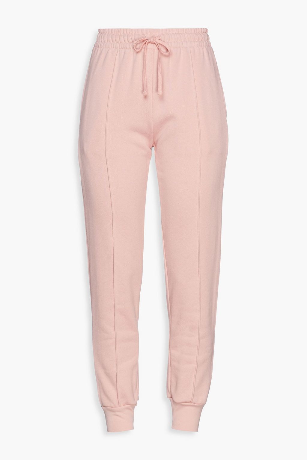 SIMKHAI Cropped organic French cotton-terry track pants | THE OUTNET