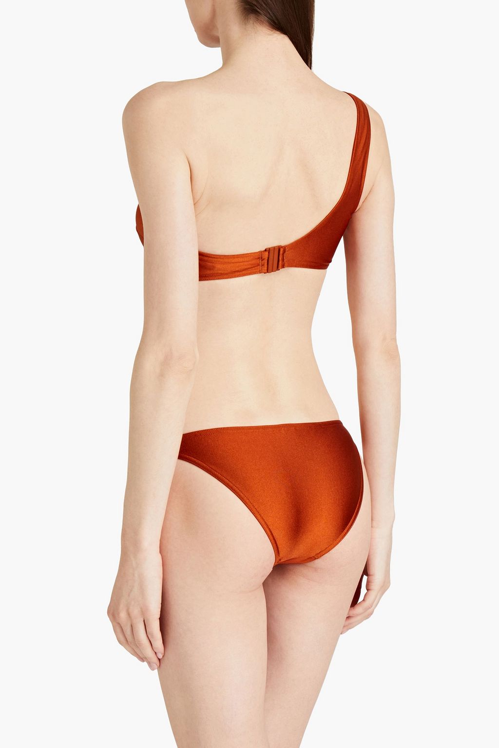 Zimmermann One Shoulder Buckled Bikini The Outnet