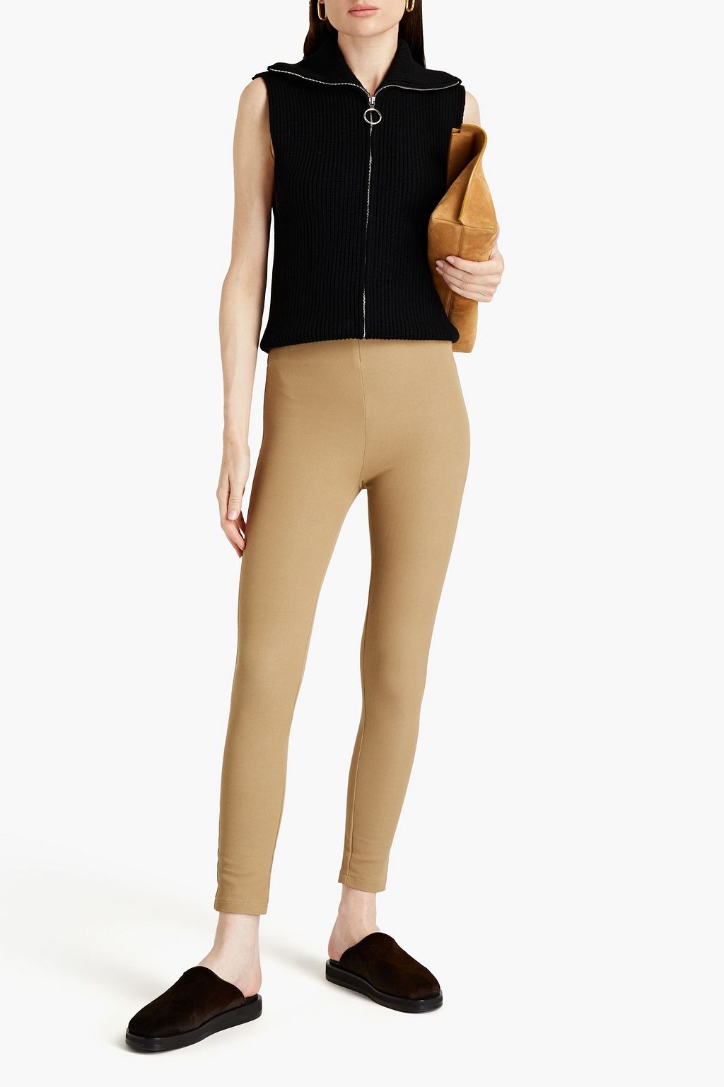 JOSEPH Stretch-gabardine leggings | THE OUTNET