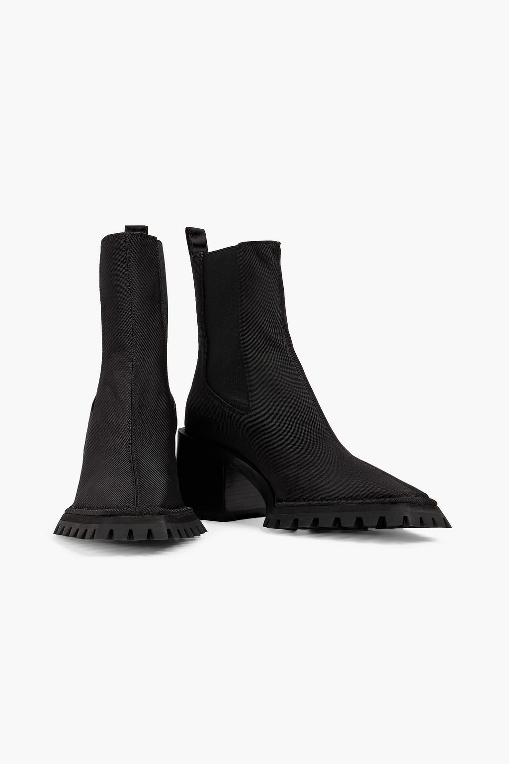 ALEXANDER WANG Parker woven Chelsea boots | THE OUTNET