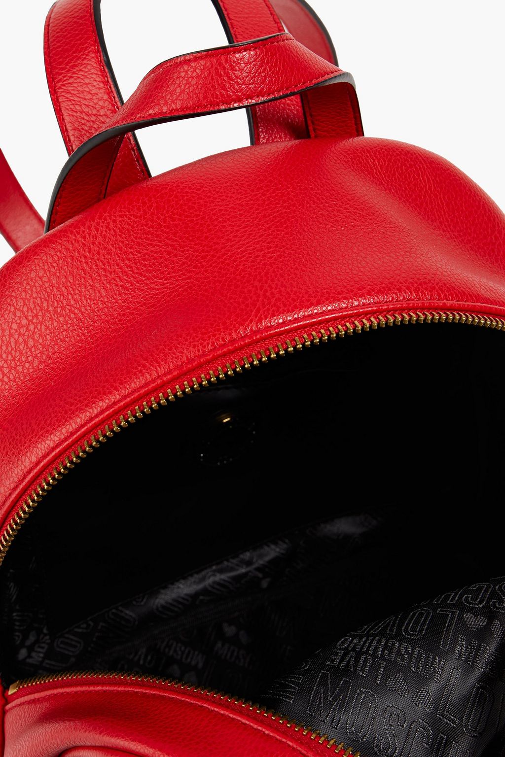 LOVE MOSCHINO Embellished faux leather backpack | THE OUTNET