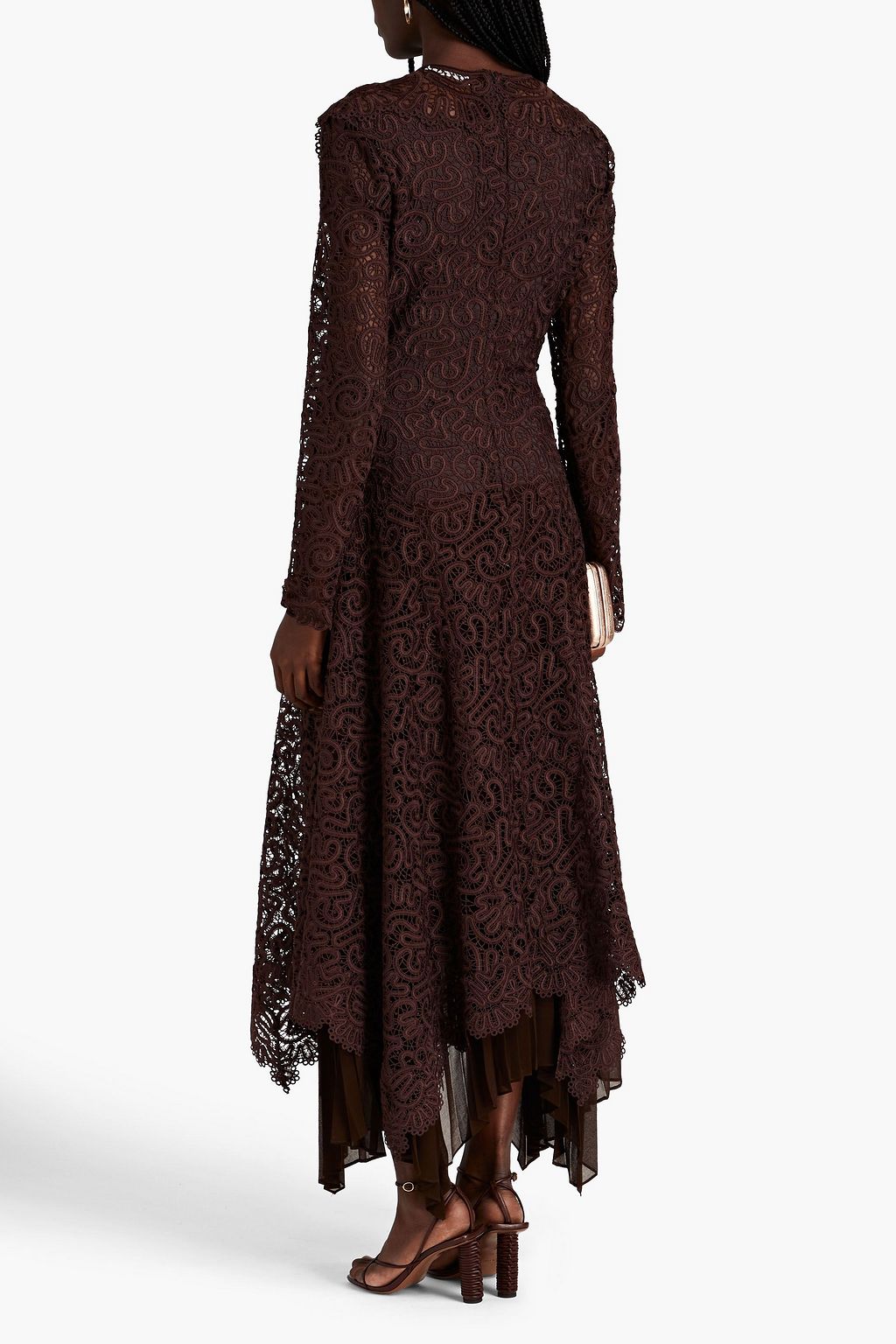 SIMKHAI Macramé lace maxi dress | THE OUTNET
