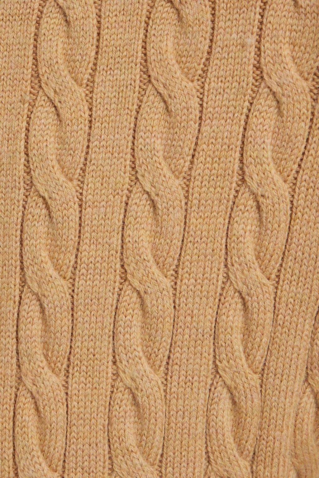 DEREK LAM 10 CROSBY Cable-knit wool-blend track pants | THE OUTNET