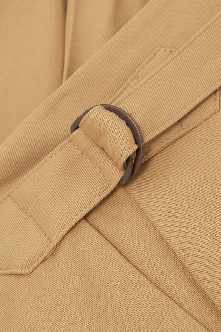 See By ChloÉ Pleated Cotton Gabardine Shorts The Outnet