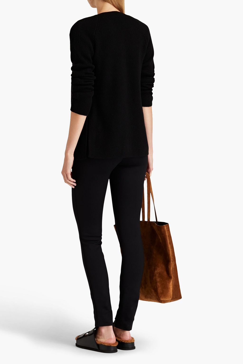 THEORY Ribbed-knit cashmere cardigan | THE OUTNET