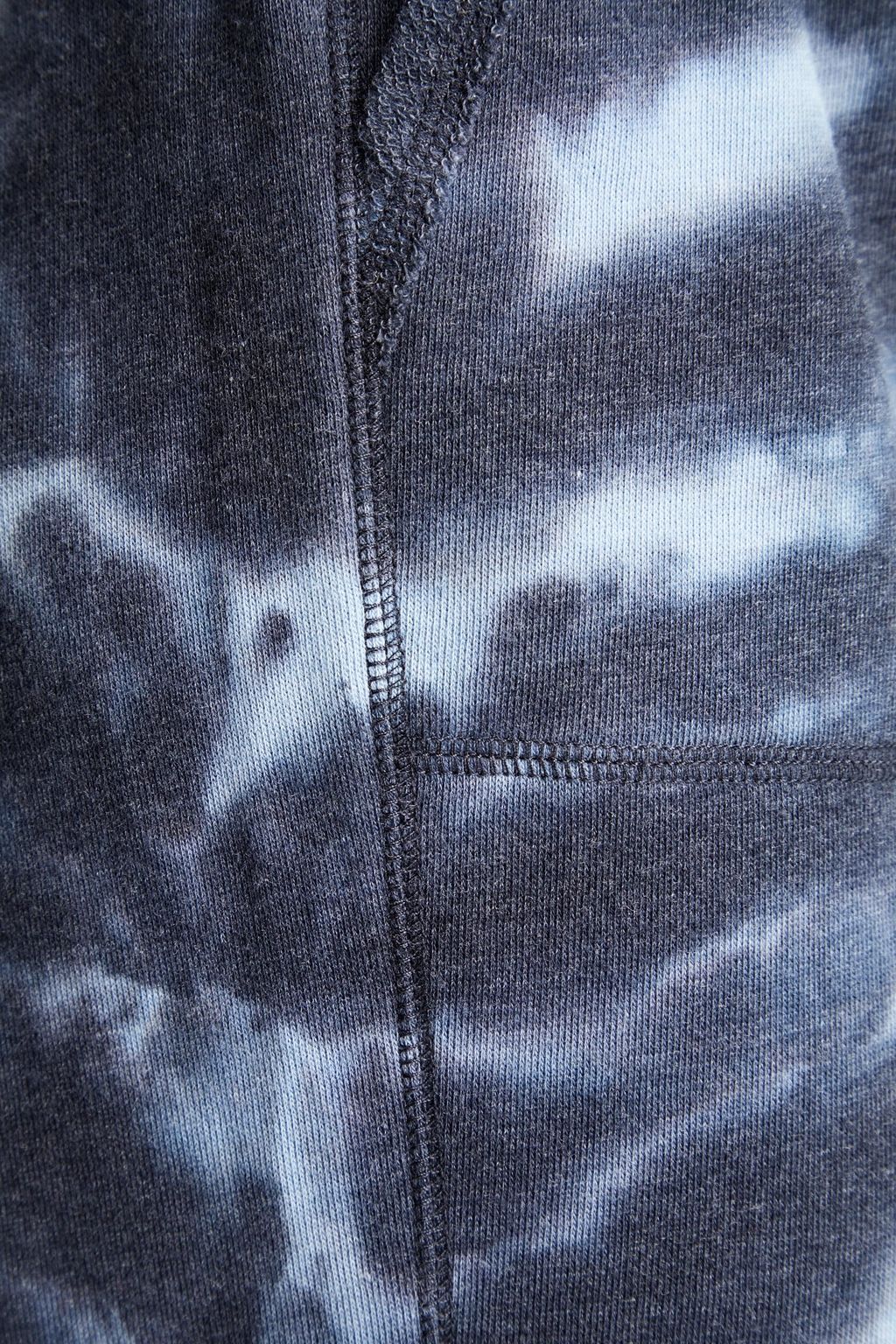 SPLENDID X 7 FOR ALL MANKIND Bleached French cotton-blend terry track ...