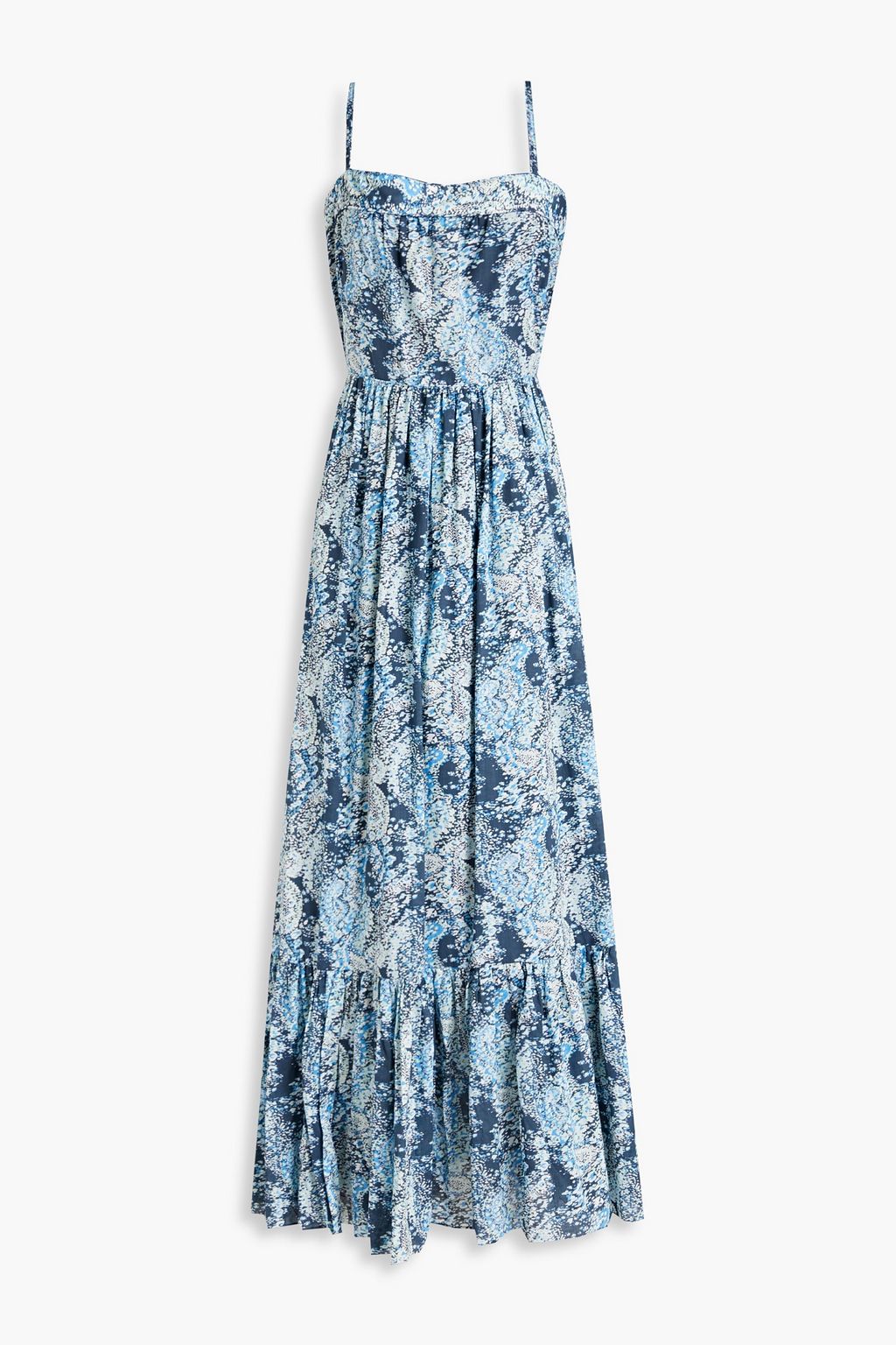 JOIE Elissabet 프린트 코튼 보일 맥시 드레스 | 최대 70% 세일 | THE OUTNET