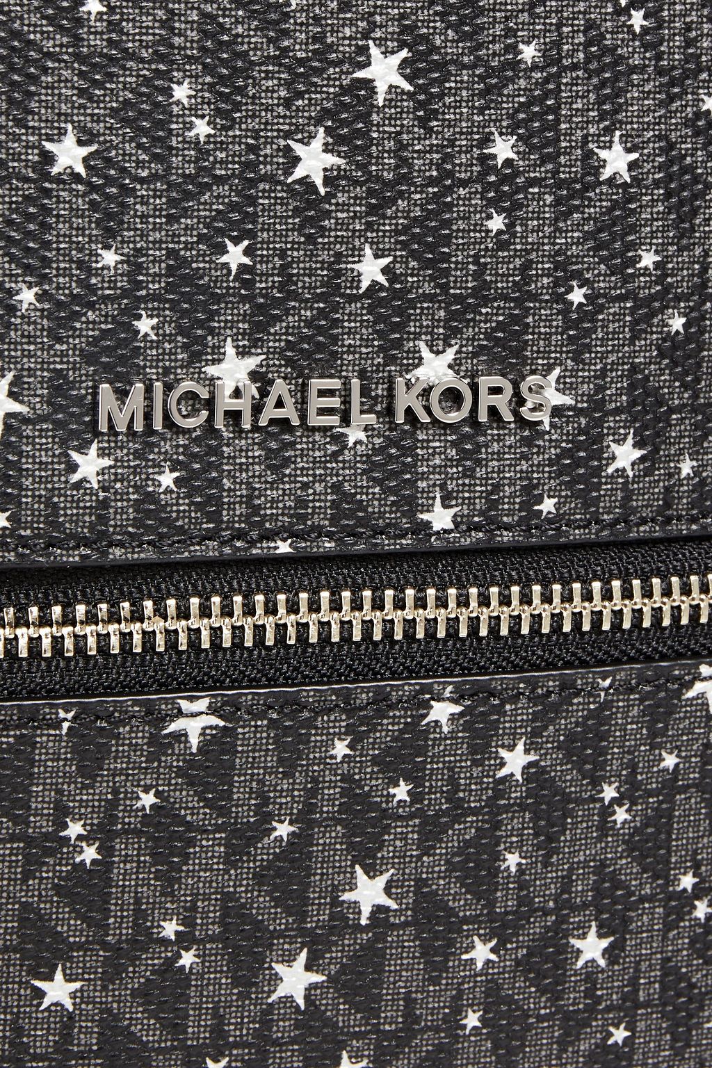 MICHAEL MICHAEL KORS Logo-print textured faux leather backpack | THE OUTNET