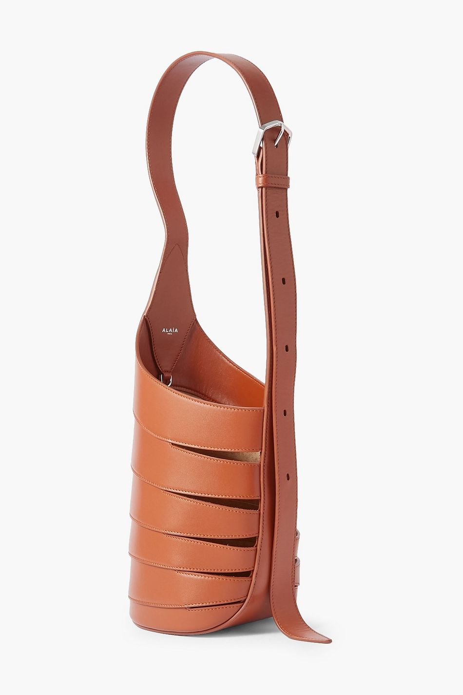 ALAÏA Babel small cutout leather shoulder bag | THE OUTNET