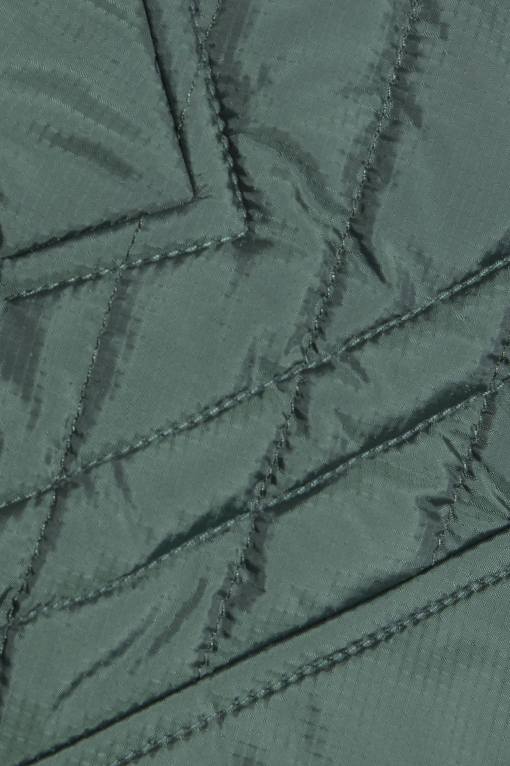 Forest green Quilted shell jacket | GANNI | THE OUTNET