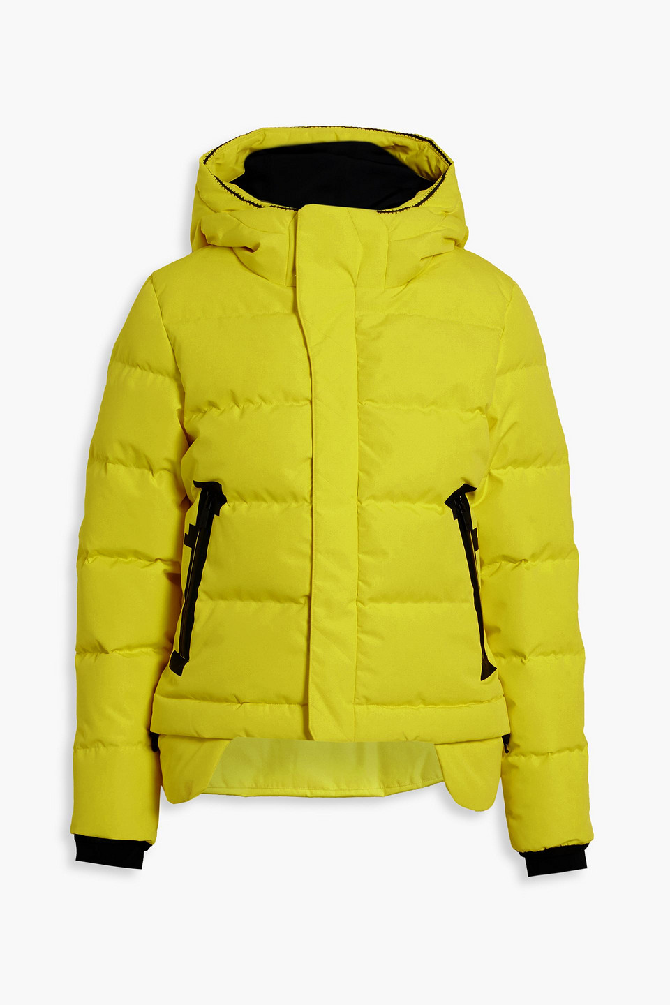 Templa 2l Bio Quilted Hooded Down Ski Jacket In Chartreuse | ModeSens