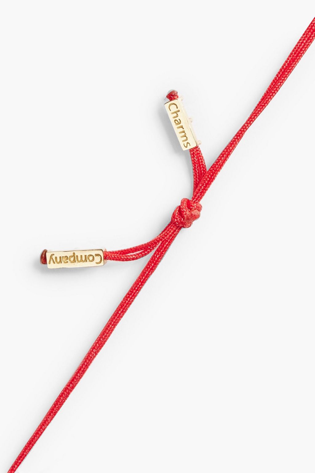 CHARMS COMPANY 14-karat gold and cord bracelet | THE OUTNET