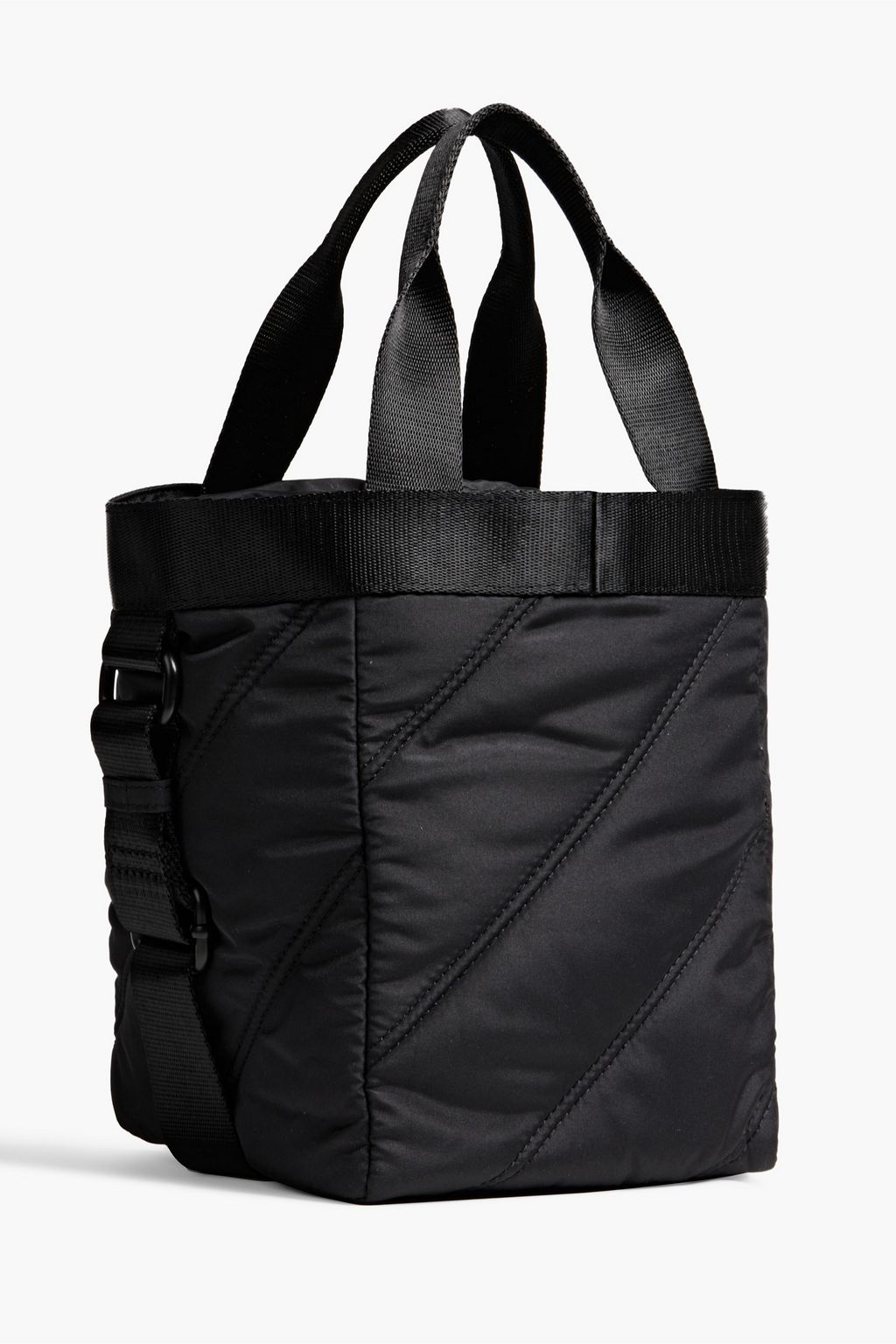 GANNI Quilted shell tote | THE OUTNET