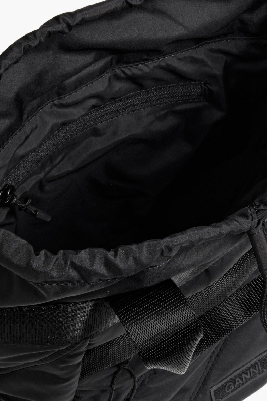 GANNI Quilted shell tote | THE OUTNET