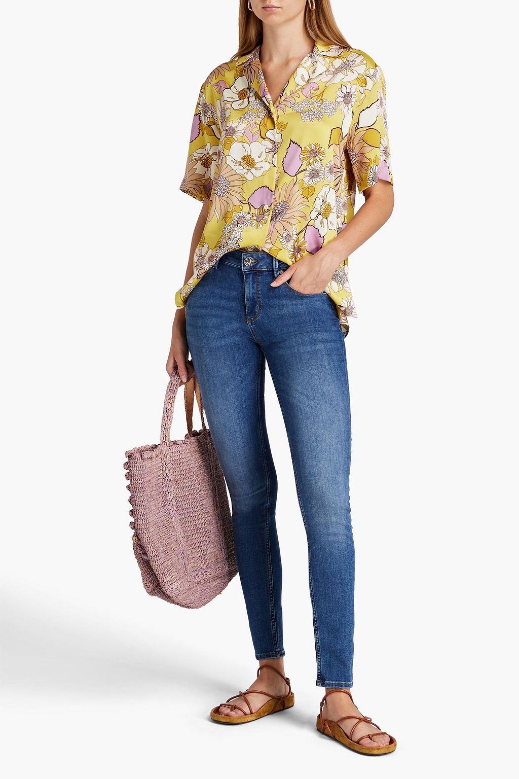 SANDRO Mid-rise skinny jeans | THE OUTNET