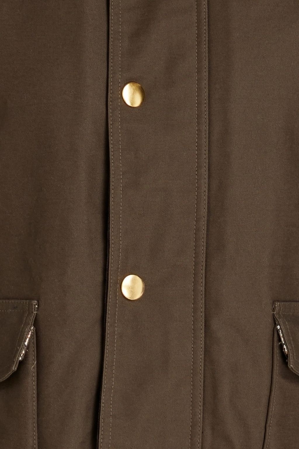 MAJE Velvet-trimmed cotton jacket | THE OUTNET